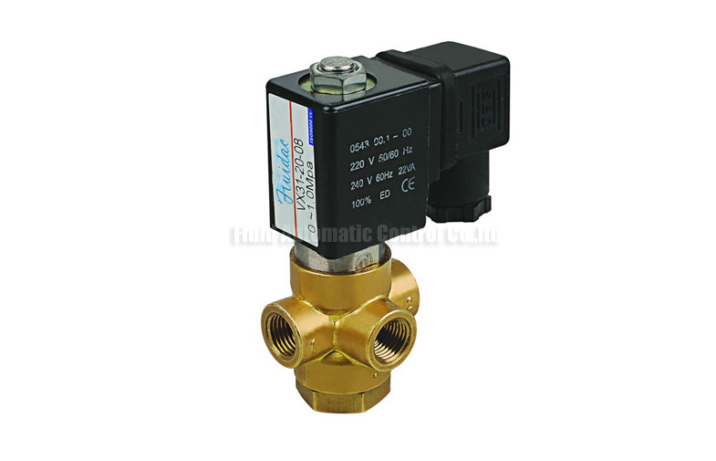 3/2 Way Direct Acting Brass Solenoid Valve G1/8 3/2 Way Direct Acting Brass Solenoid Valve G1/8