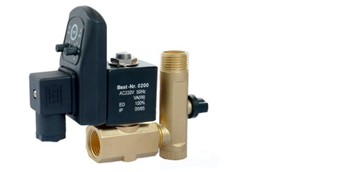 16bar 5mm Brass Timer Automatic Drainer With Strainer Filter and ...