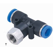 One Touch Push-In Elbow Pneumatic Tube Fitting PL8-02