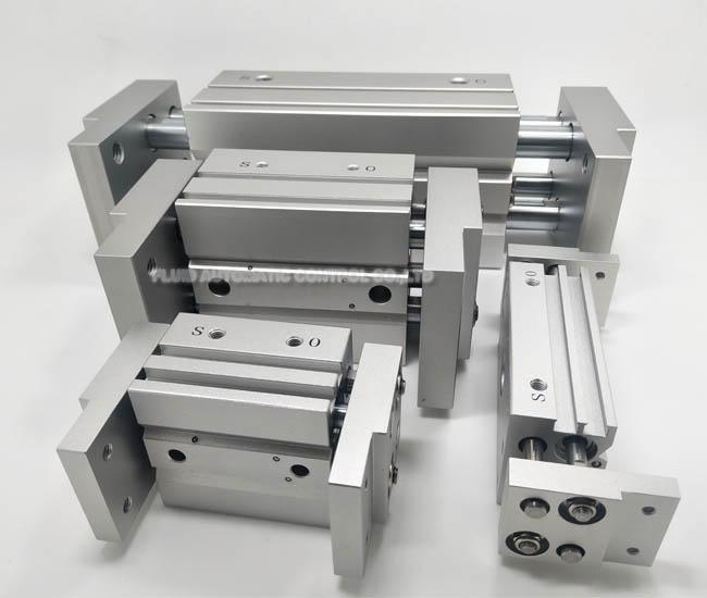 10mm - 40mm Parallel Wide Opening Pneumatic Gripper Double Acting With ...