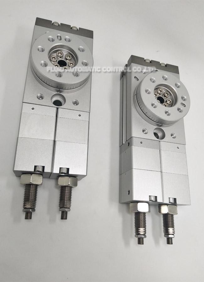 MSZ Series Pneumatic Double Acting Cylinder 3 Position Rotary Table Compact