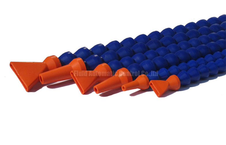 PA66 Blue Straight Flexible Ajustable Coolant Pipe For Tooling Machine ...